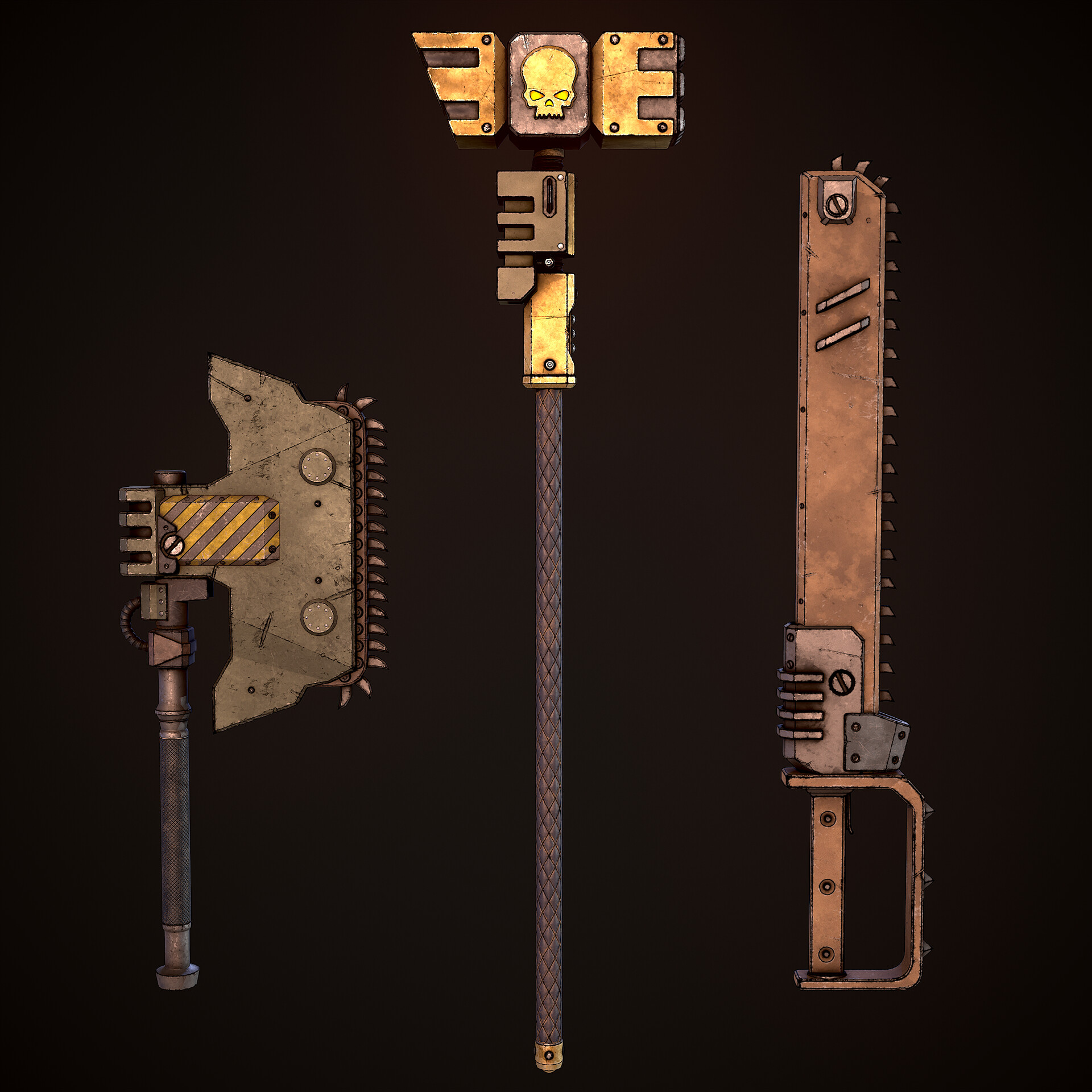 ArtStation - Stylized Industrial Weapons