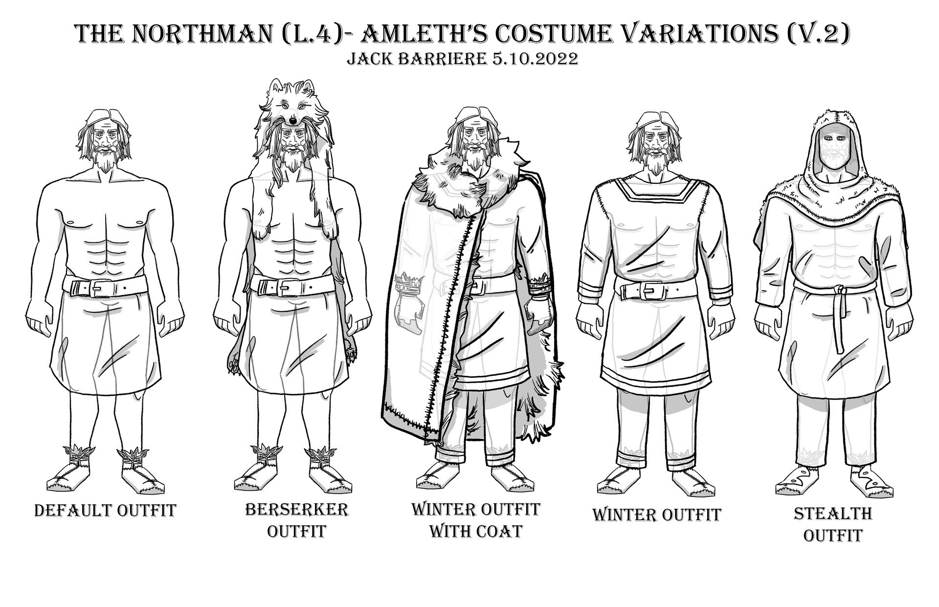 ArtStation - The Northman Game L.4