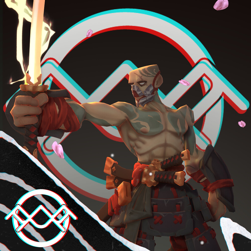 ArtStation - Stylized Samurai 32k Tris