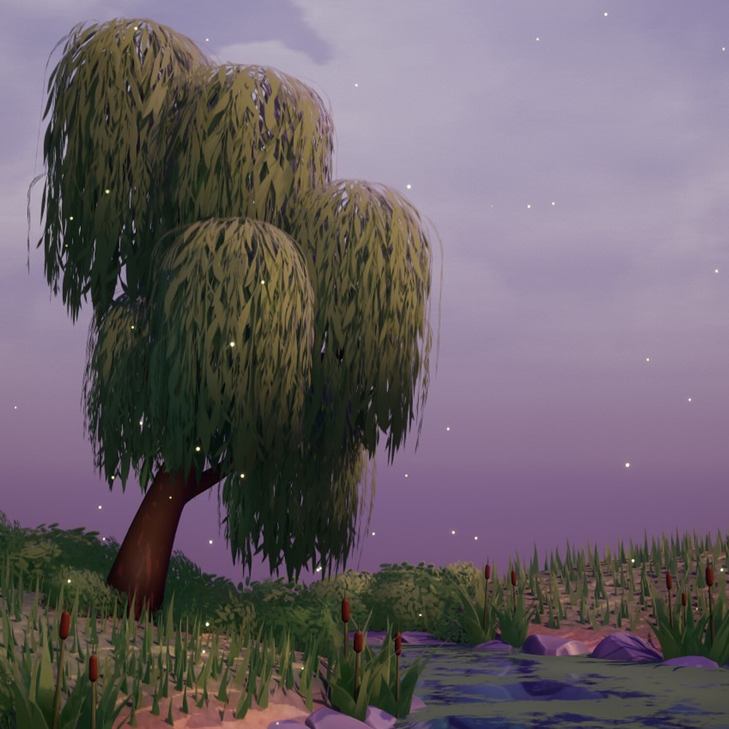 ArtStation - Willow Tree