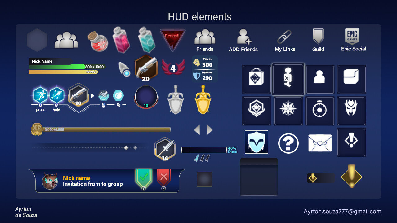 ArtStation - Portfolio game design (Dauntless)