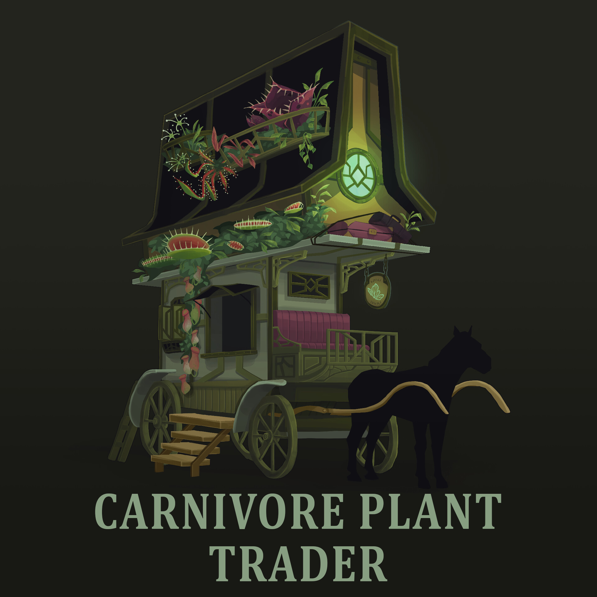 ArtStation - Carnivore Plant Trader Concept Art