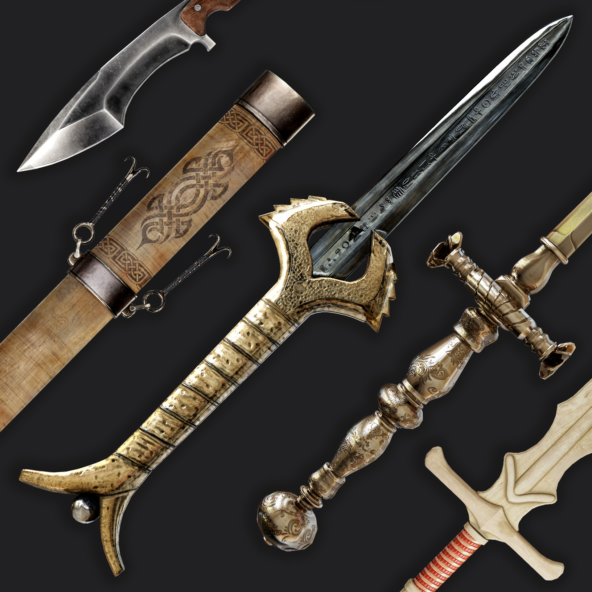 ArtStation - Sword Game Asset pack