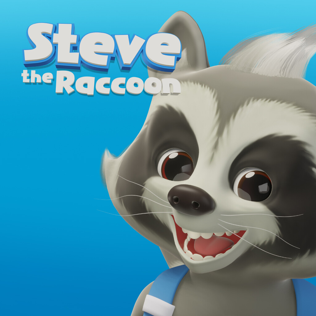 ArtStation - Steve the Raccoon