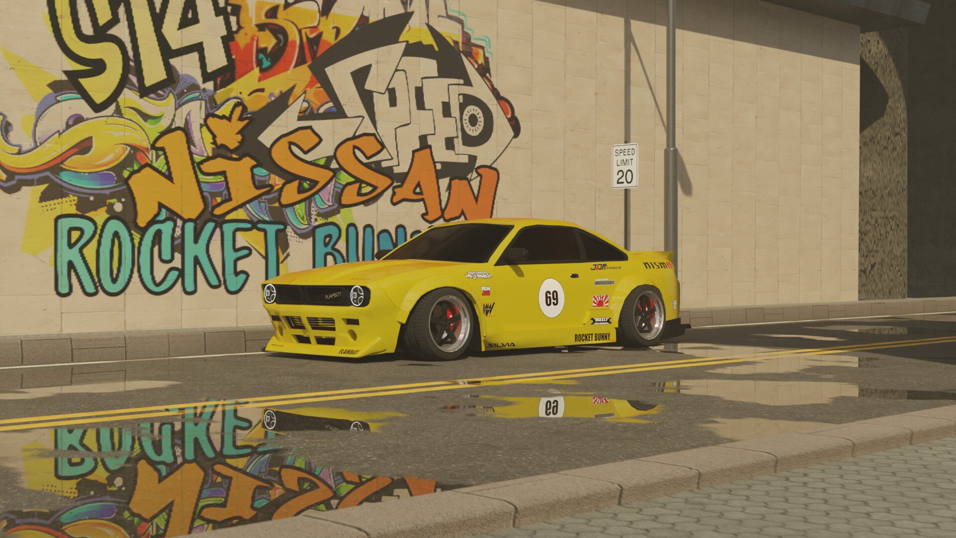 ArtStation - Nissan S14 Rocket Bunny 3d model