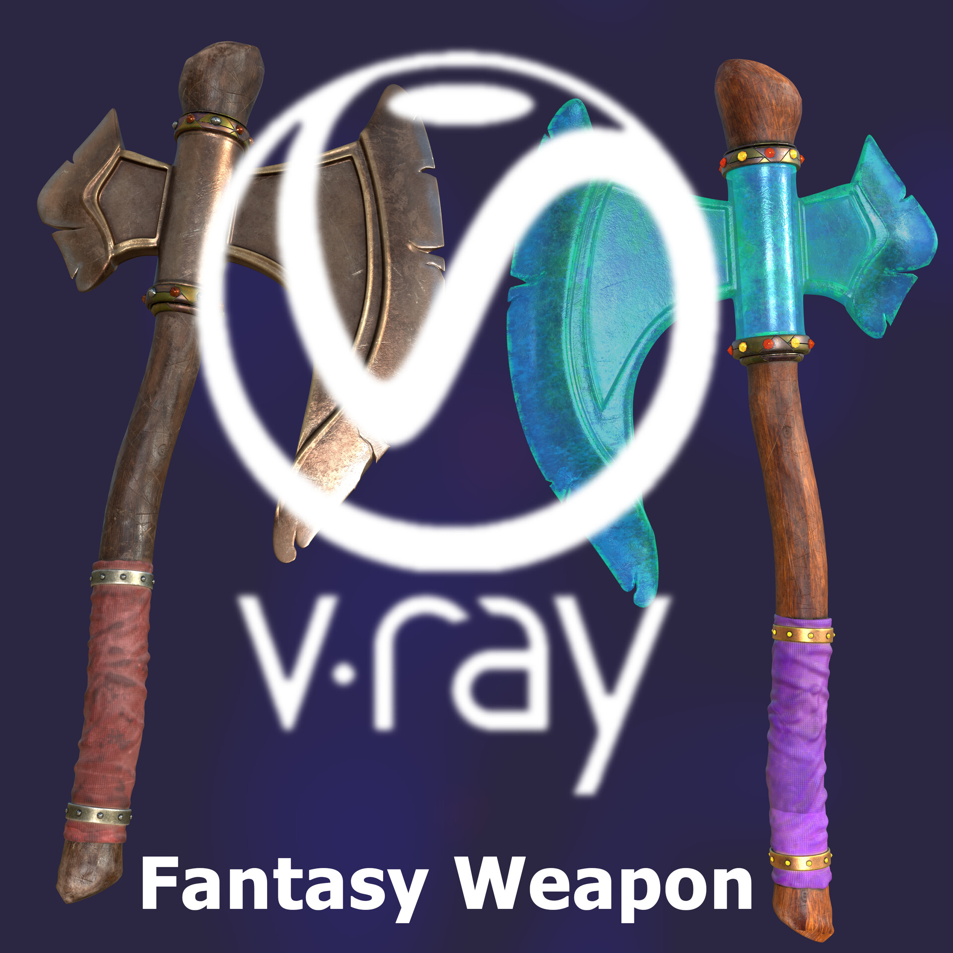 ArtStation - fantasy Weapon