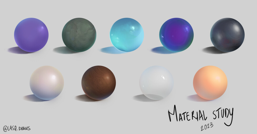 ArtStation - MATRIAL STUDY