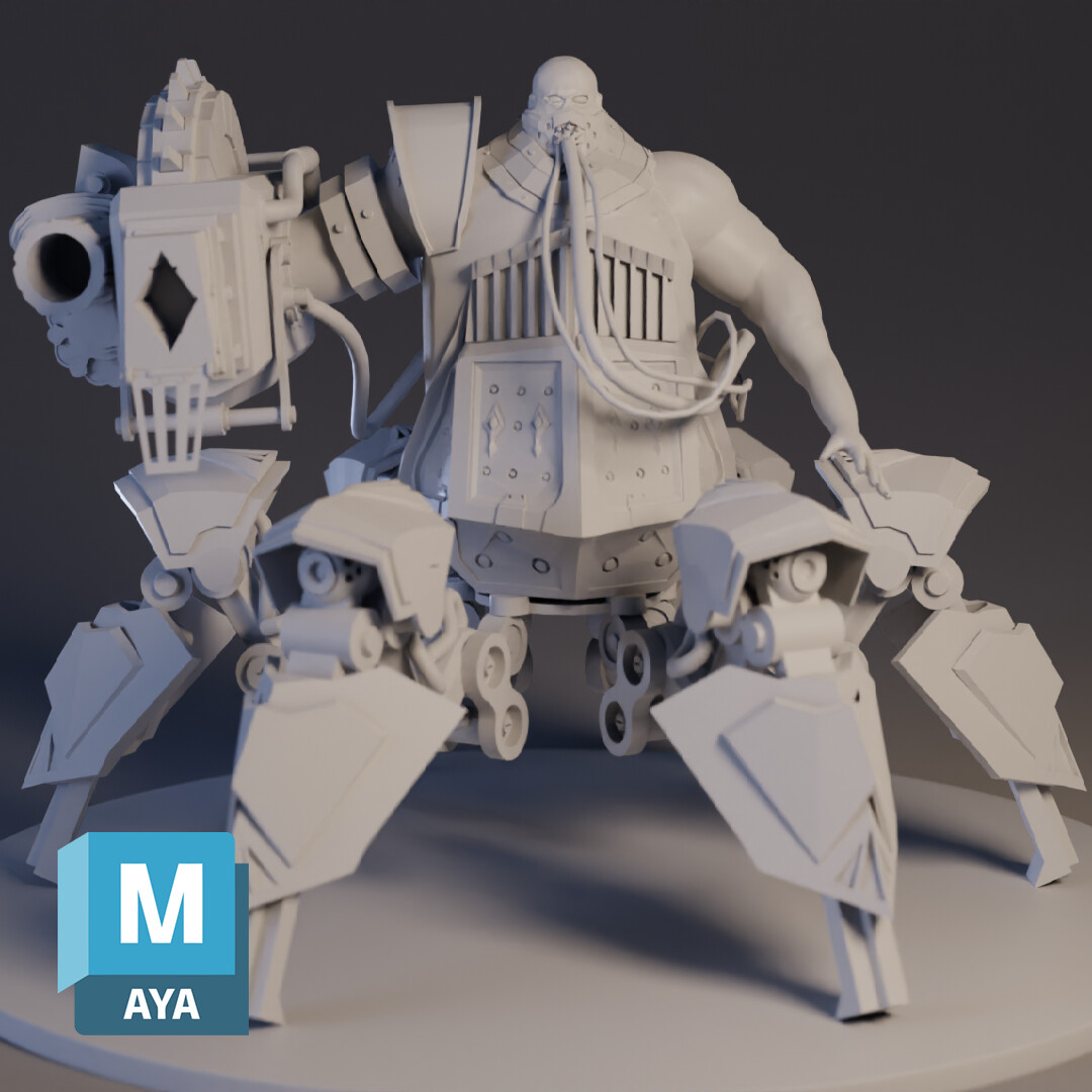 ArtStation - Urgot (League of Legends Fan Model)