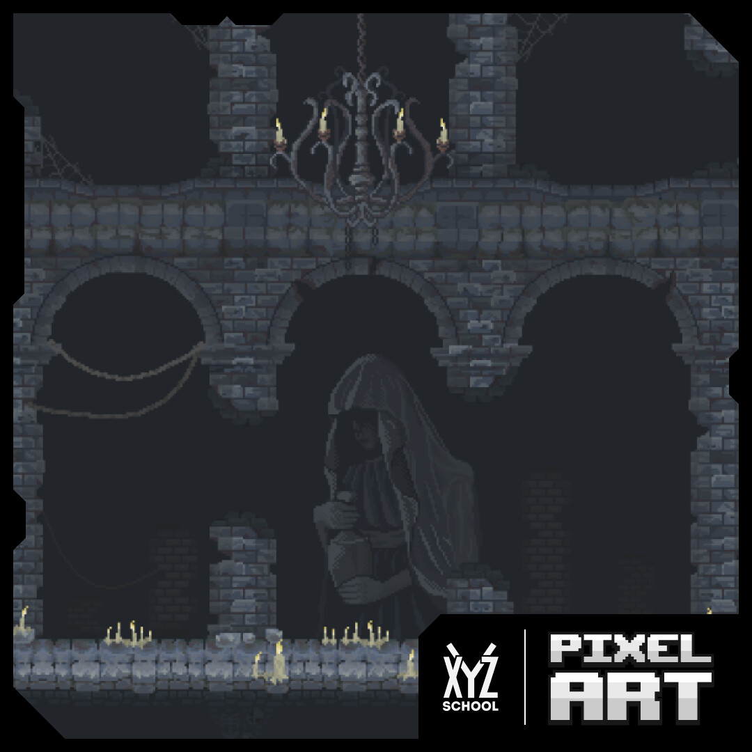 ArtStation - Dark Fantasy Hall / Danila Sadovnikov / XYZ School