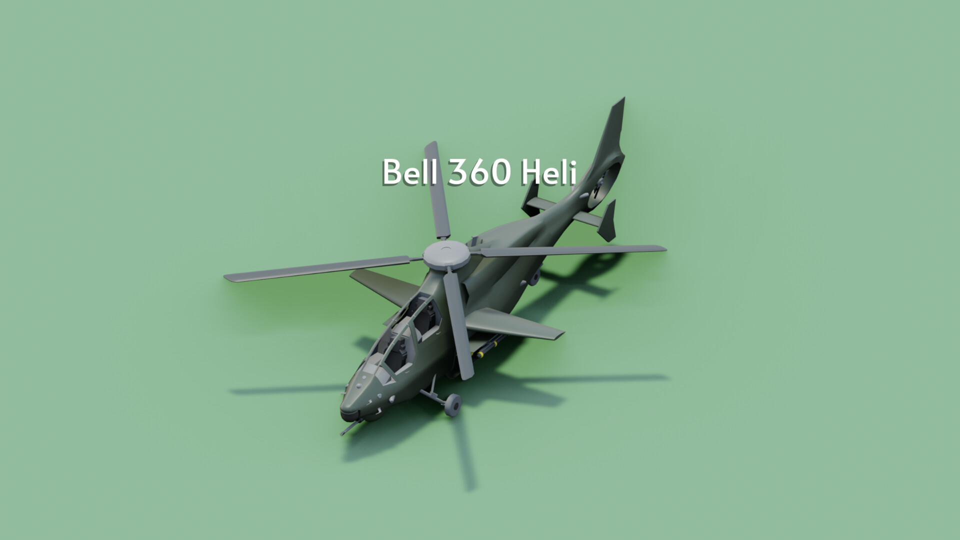 ArtStation - Bell 360 Heli