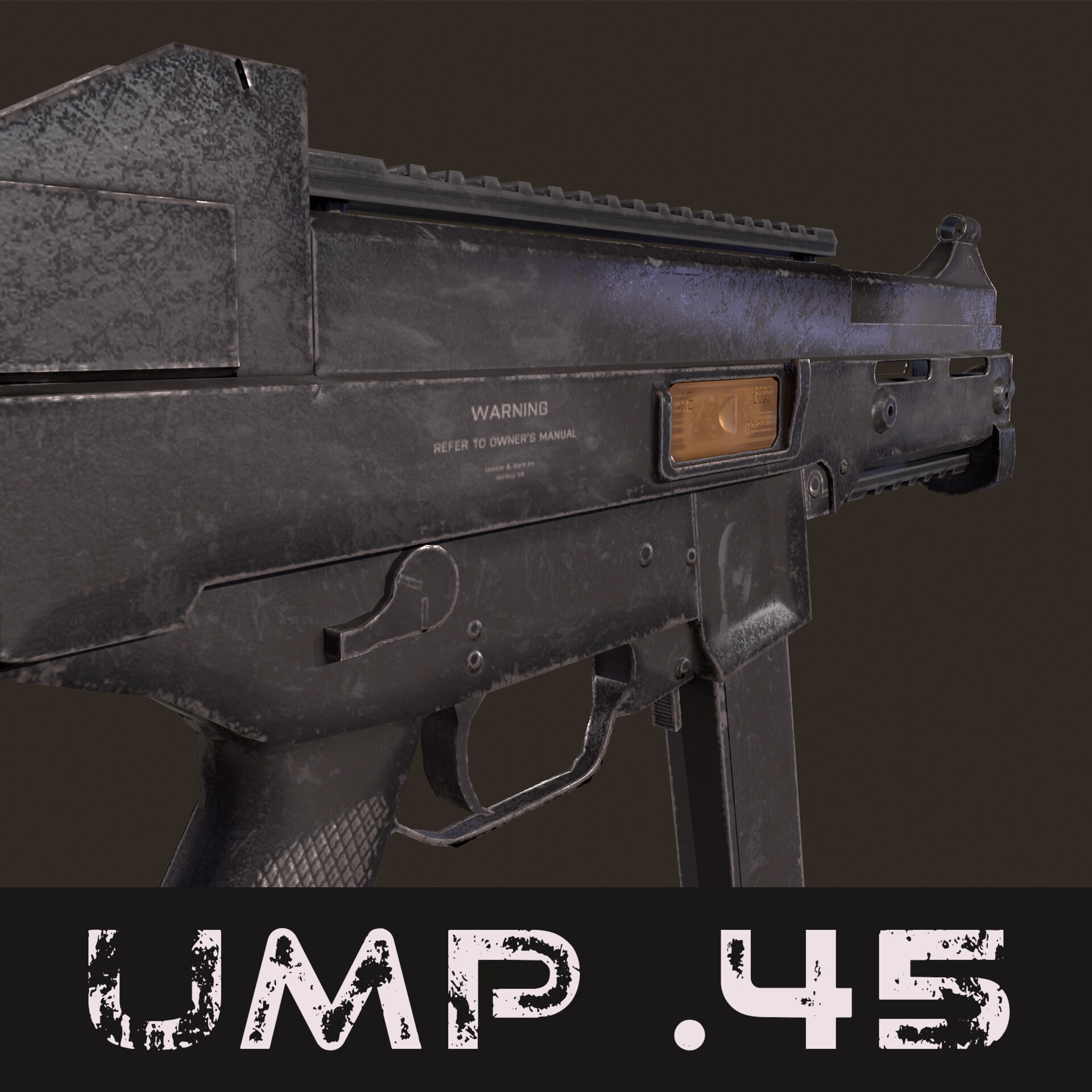 ArtStation - UMP .45