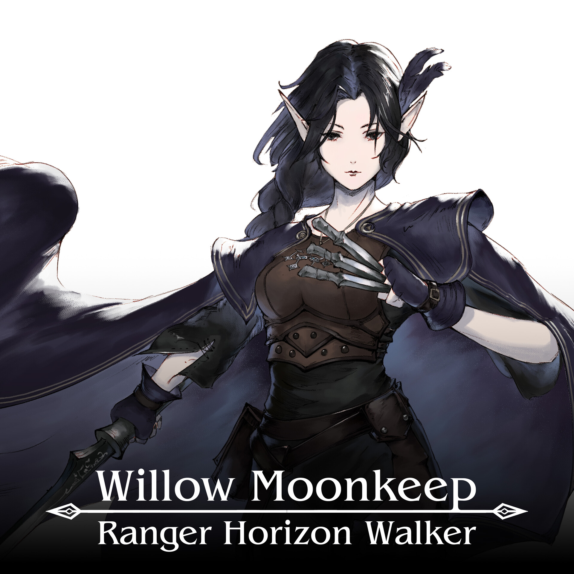 ArtStation - D&D - Willow Moonkeep, Horizon Walker