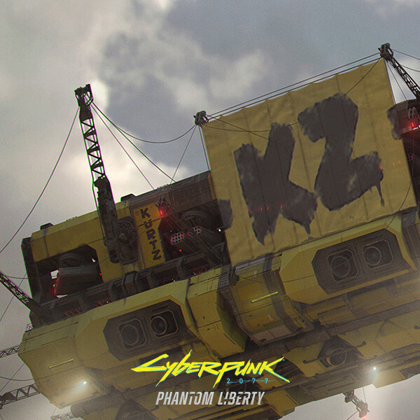 ArtStation - Cargo Airship Original Concept - Cyberpunk 2077 Phantom ...