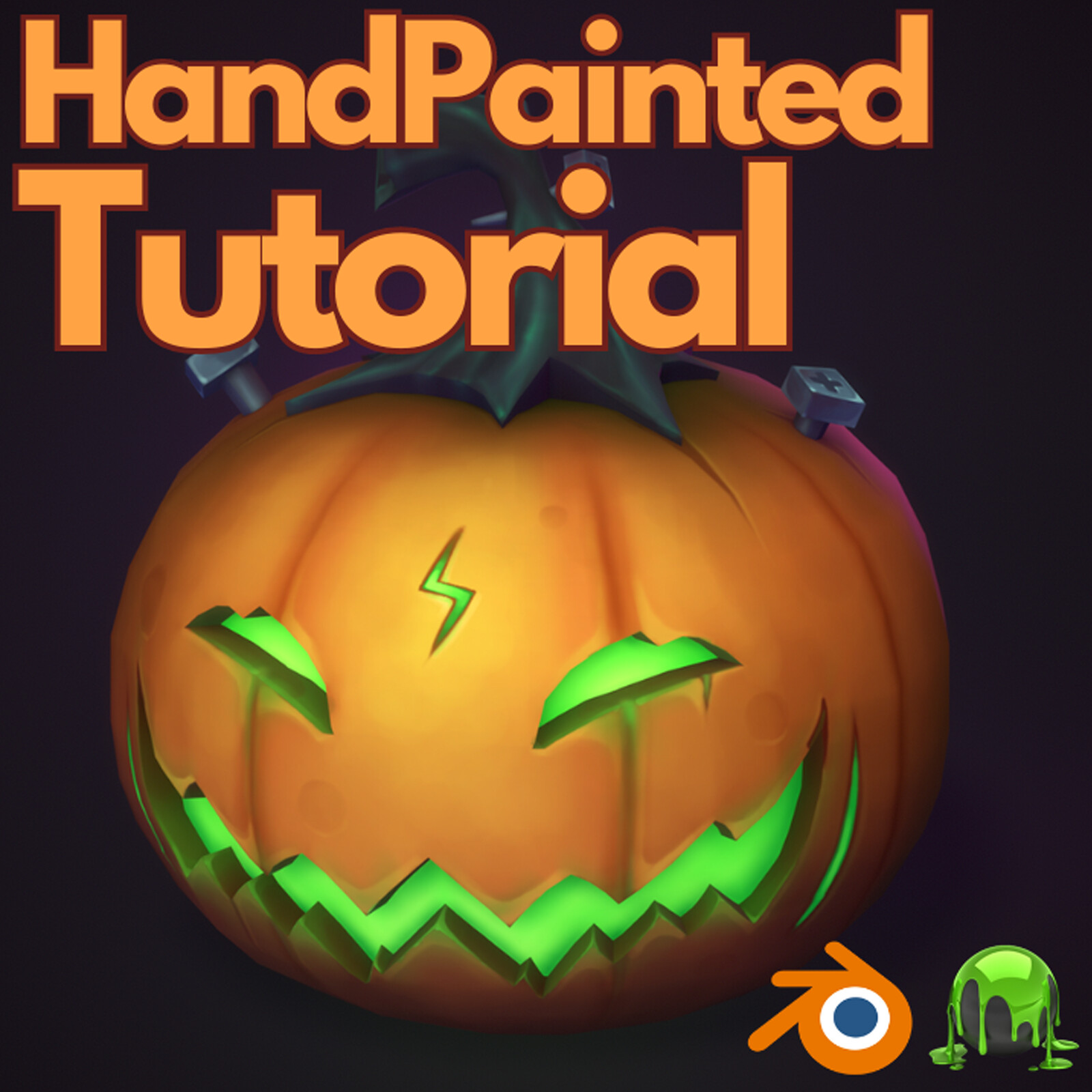 ArtStation - Handpainted Pumpkin Tutorial