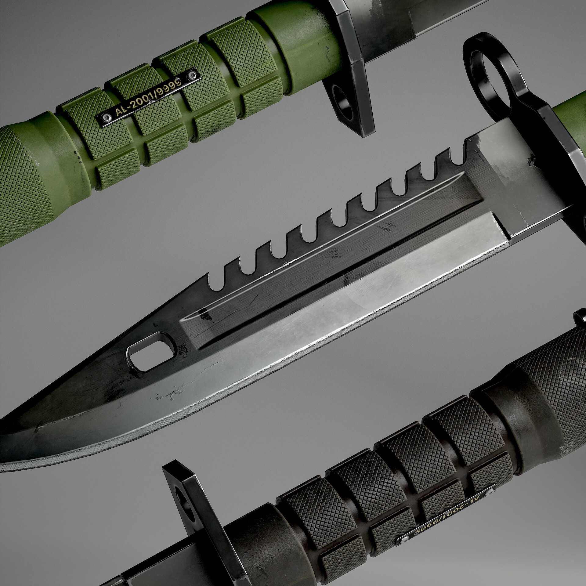 ArtStation - M9 Bayonet Knife - Cam Leis