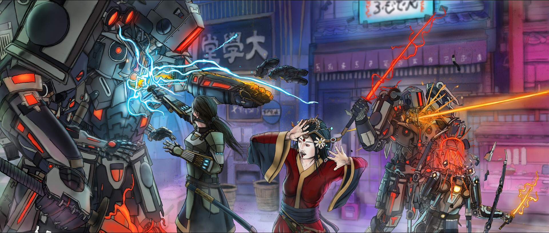 ArtStation - Neo Tokyo ArtStation Challenge 8-2023