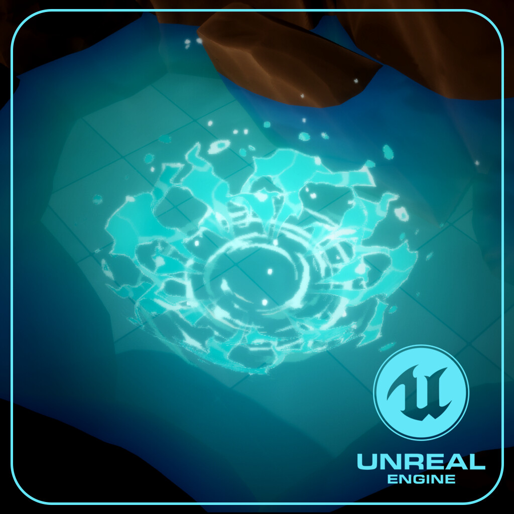 ArtStation - Stylized Water Splash - Unreal 5 Niagara