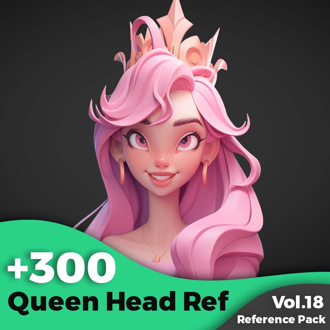 ArtStation - +300 Queen Head References (4k)
