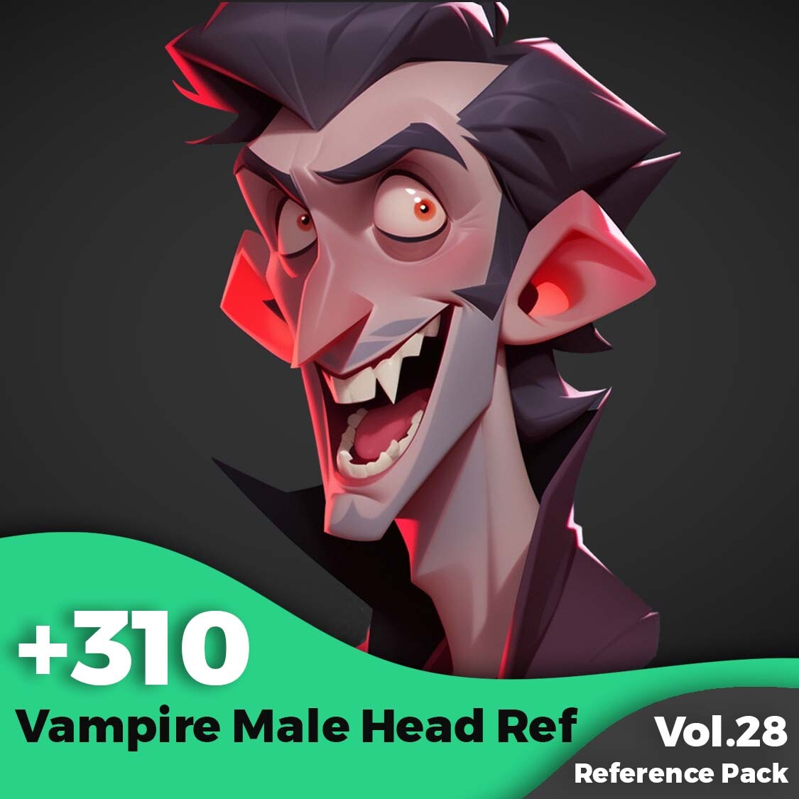 ArtStation - +310 Vampire Male Head References (4k)