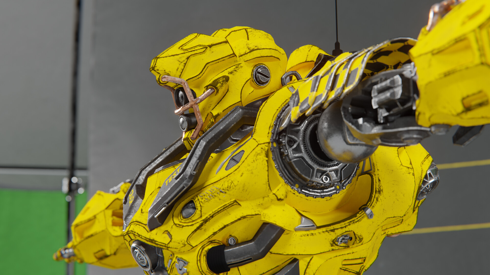 ArtStation - Crash Test Robot - Texturing