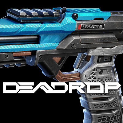 ArtStation - Deaddrop - Weapon Concept - Pistol