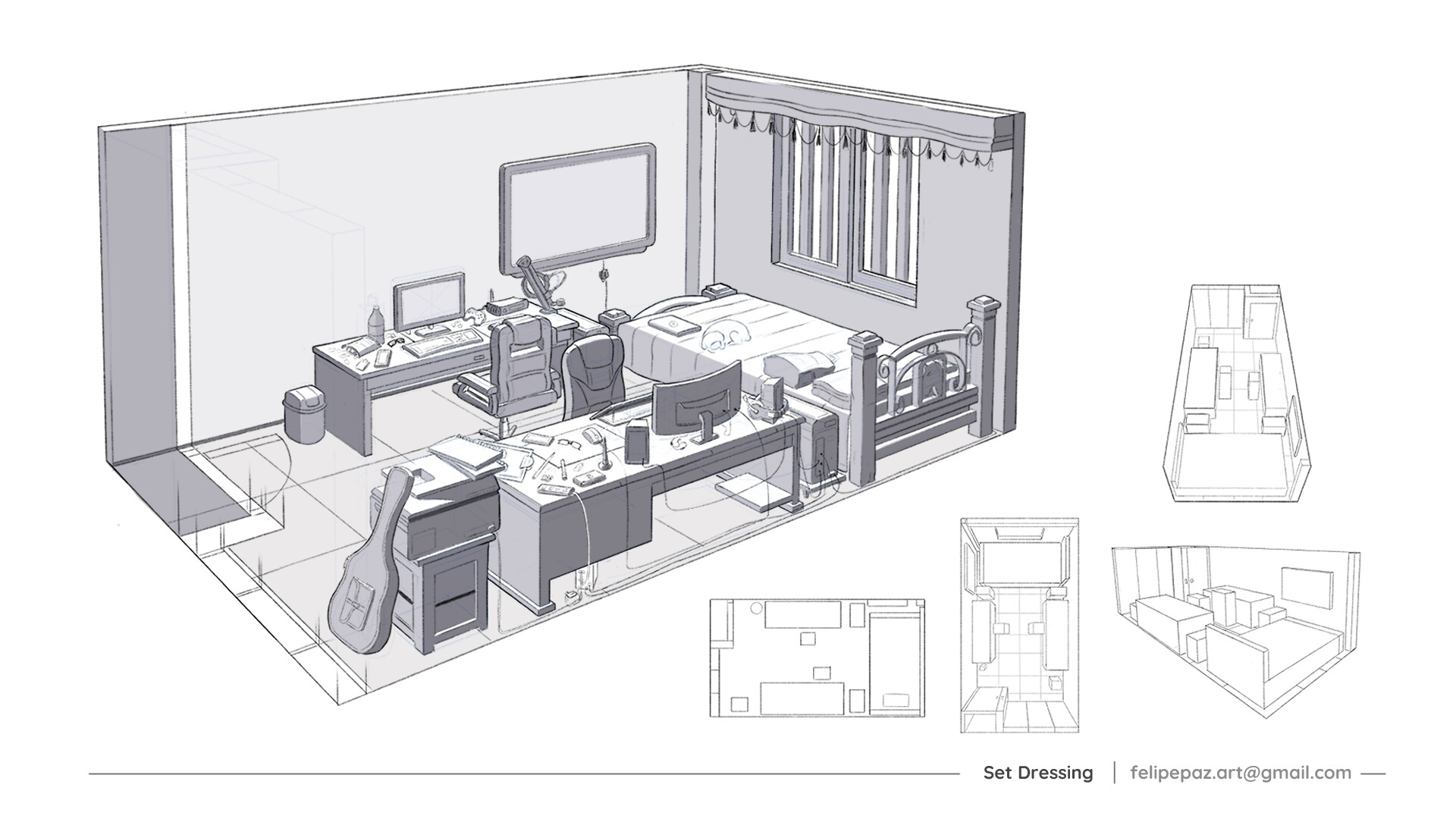ArtStation - Set dressings