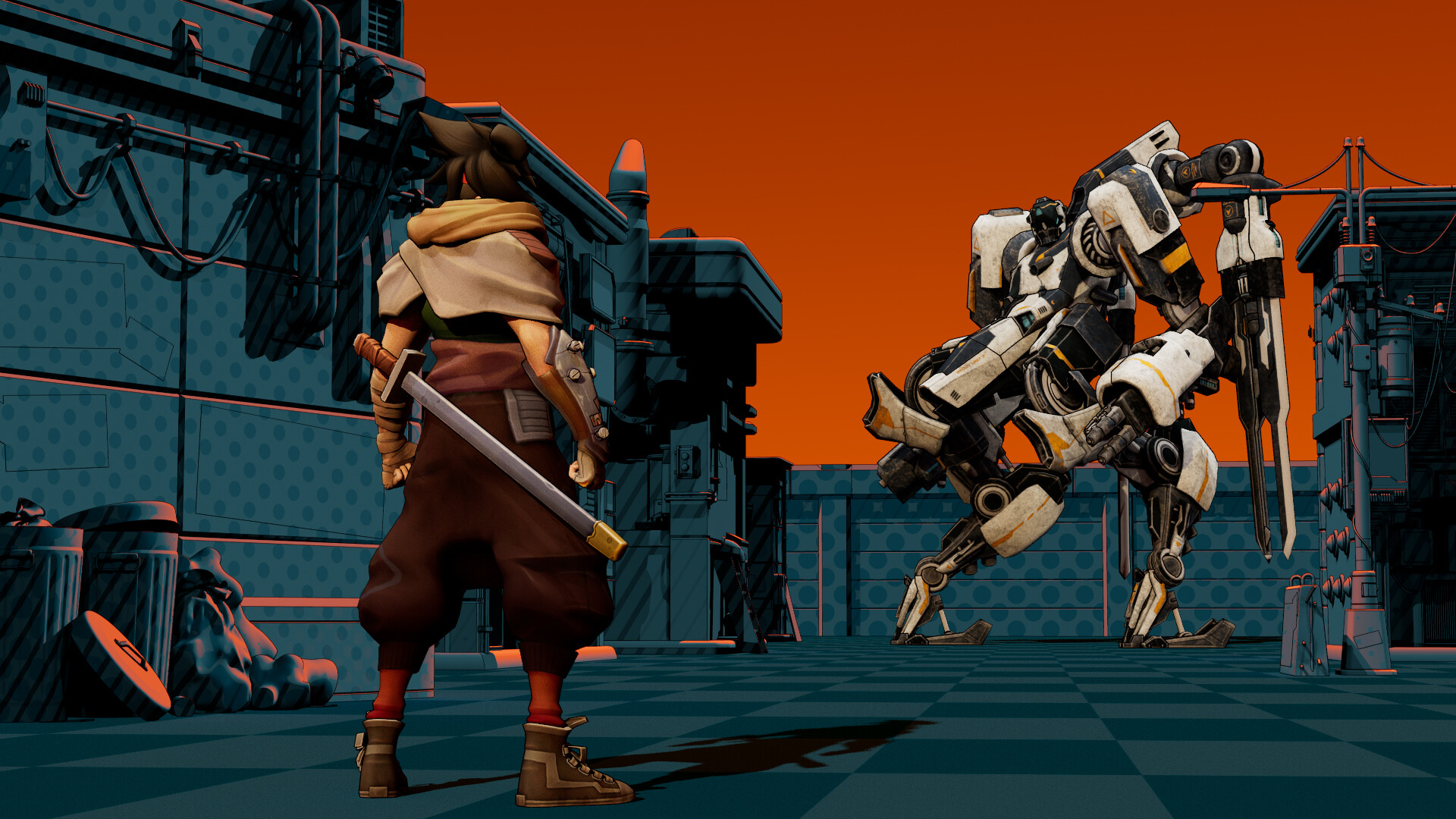 ArtStation - HERO vs MECHA