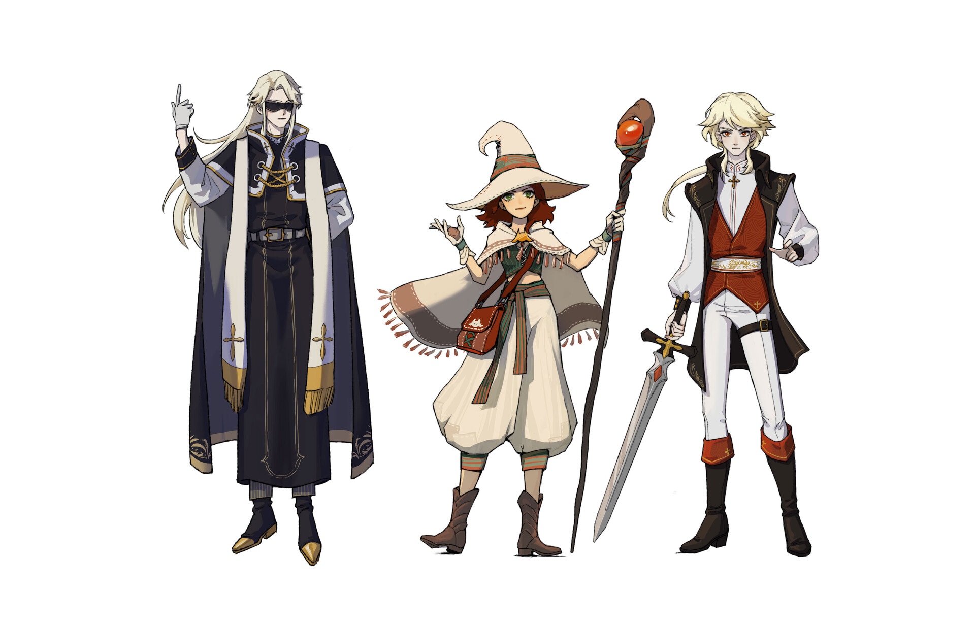 ArtStation - character design - for a magic world