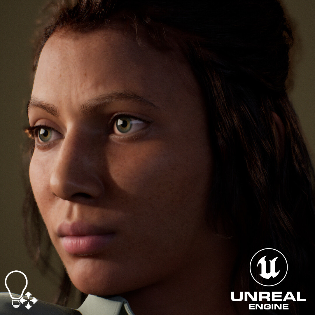 ArtStation - Metahuman Portrait - Lighting in UE5