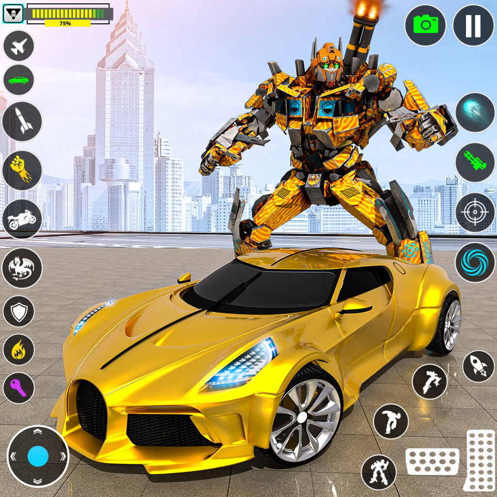 ArtStation - Robot Transform Car Robot Game