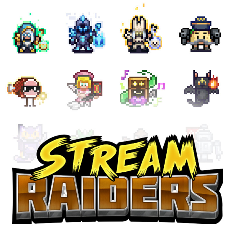 ArtStation - 2D Pixel Art for Stream Raiders
