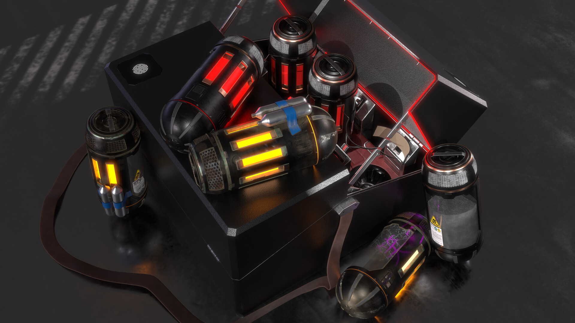 ArtStation - Ammonium Nitrate Grenade (Laughing Gas/Explosive)