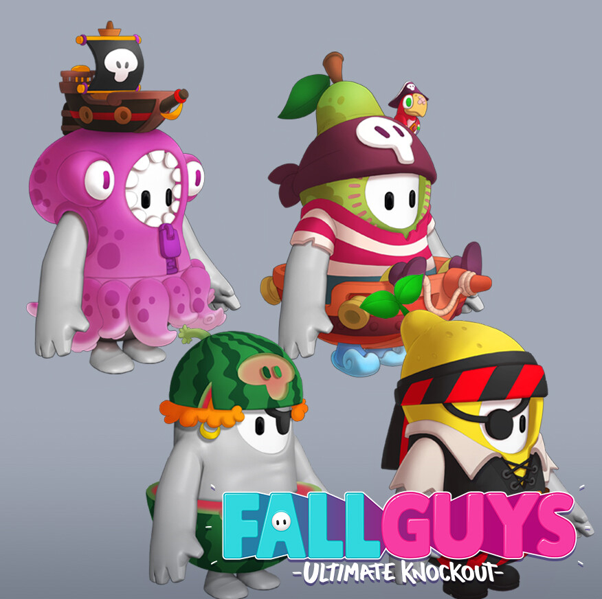 ArtStation - Fall Guys Season 5 Costume works