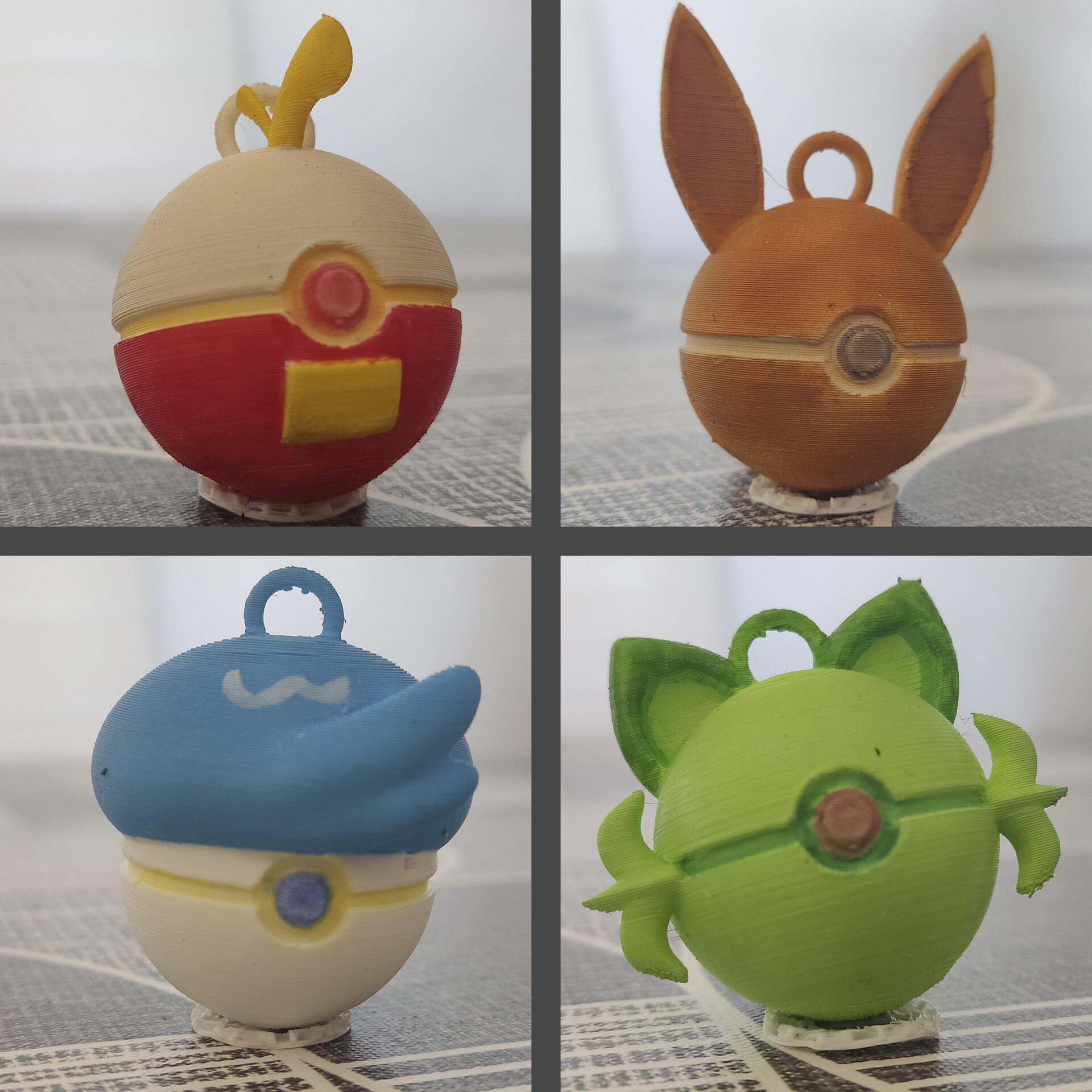 ArtStation - Pokemon keychains