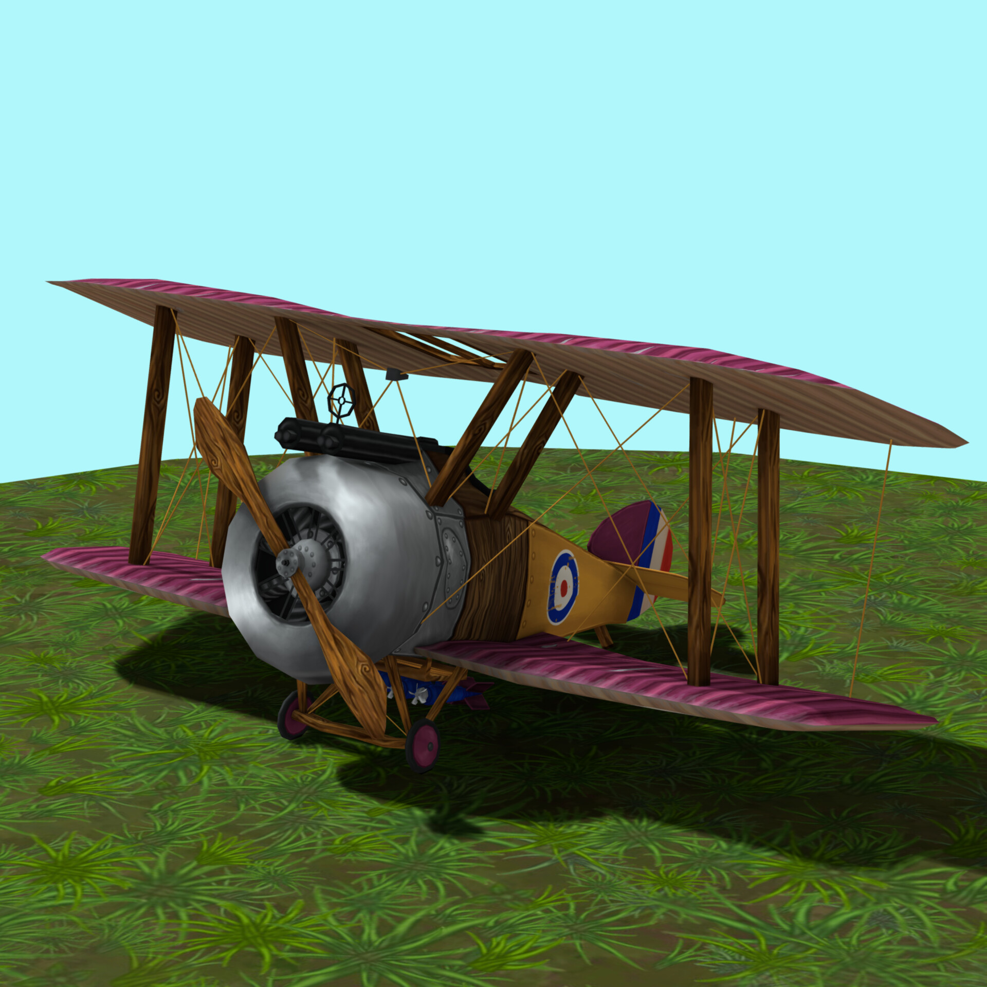 ArtStation - Stylized Plane