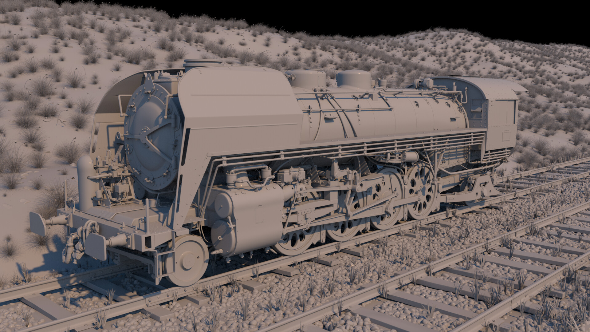 ArtStation - Locomotive 141R 1126