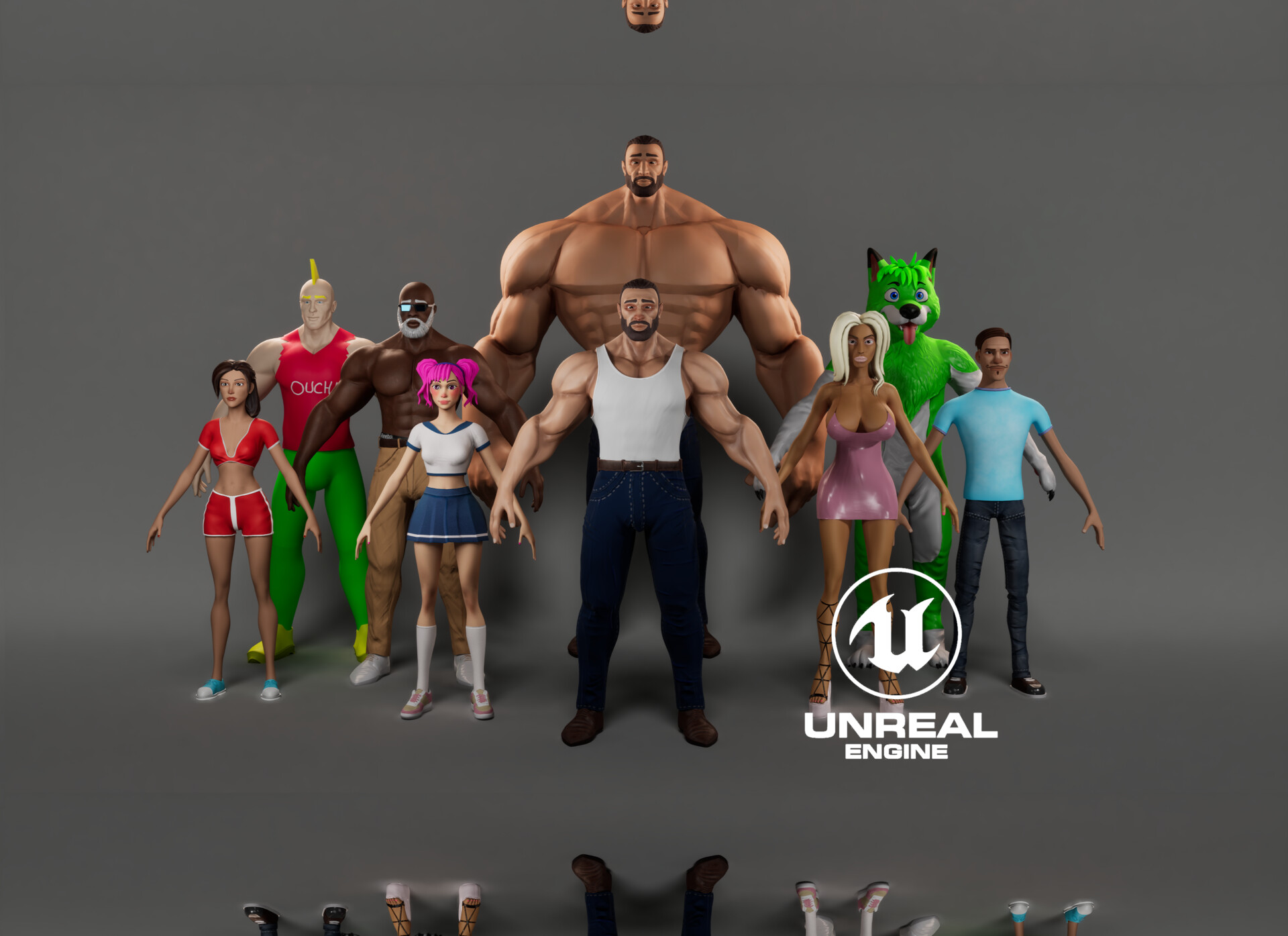 ArtStation - The Chad Characters