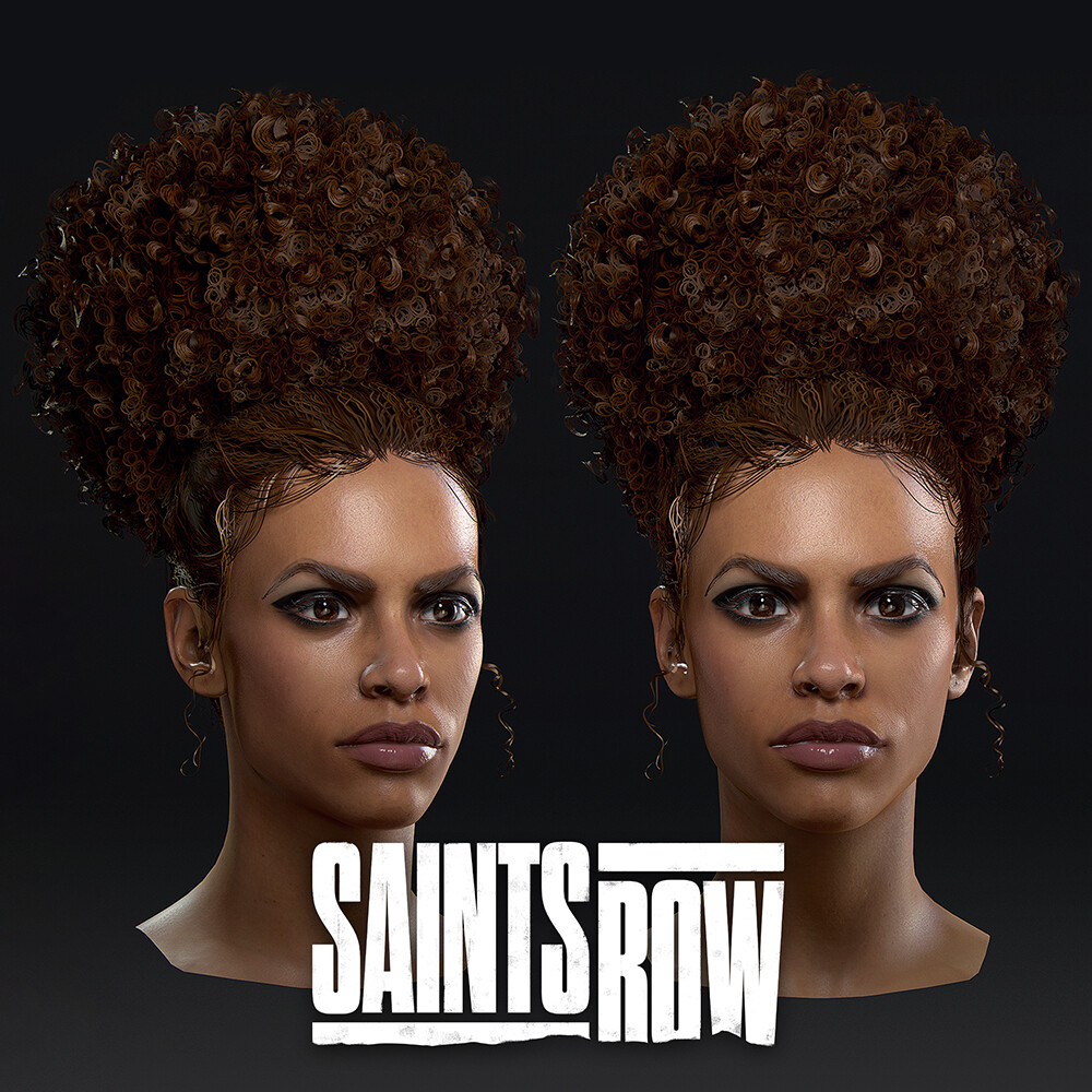 ArtStation - Saints Row: Hair Pom Big