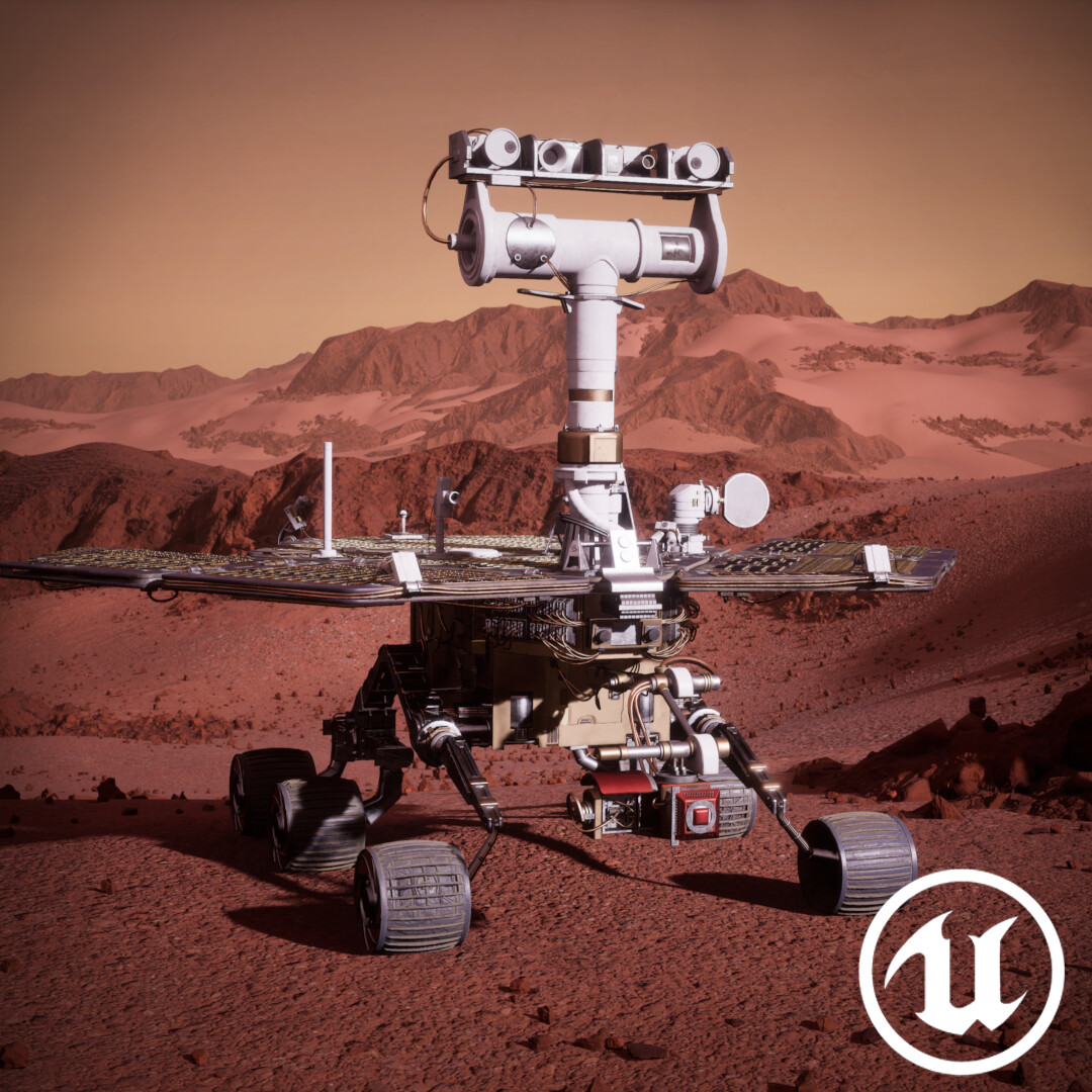 ArtStation - Mars Rover - Spirit