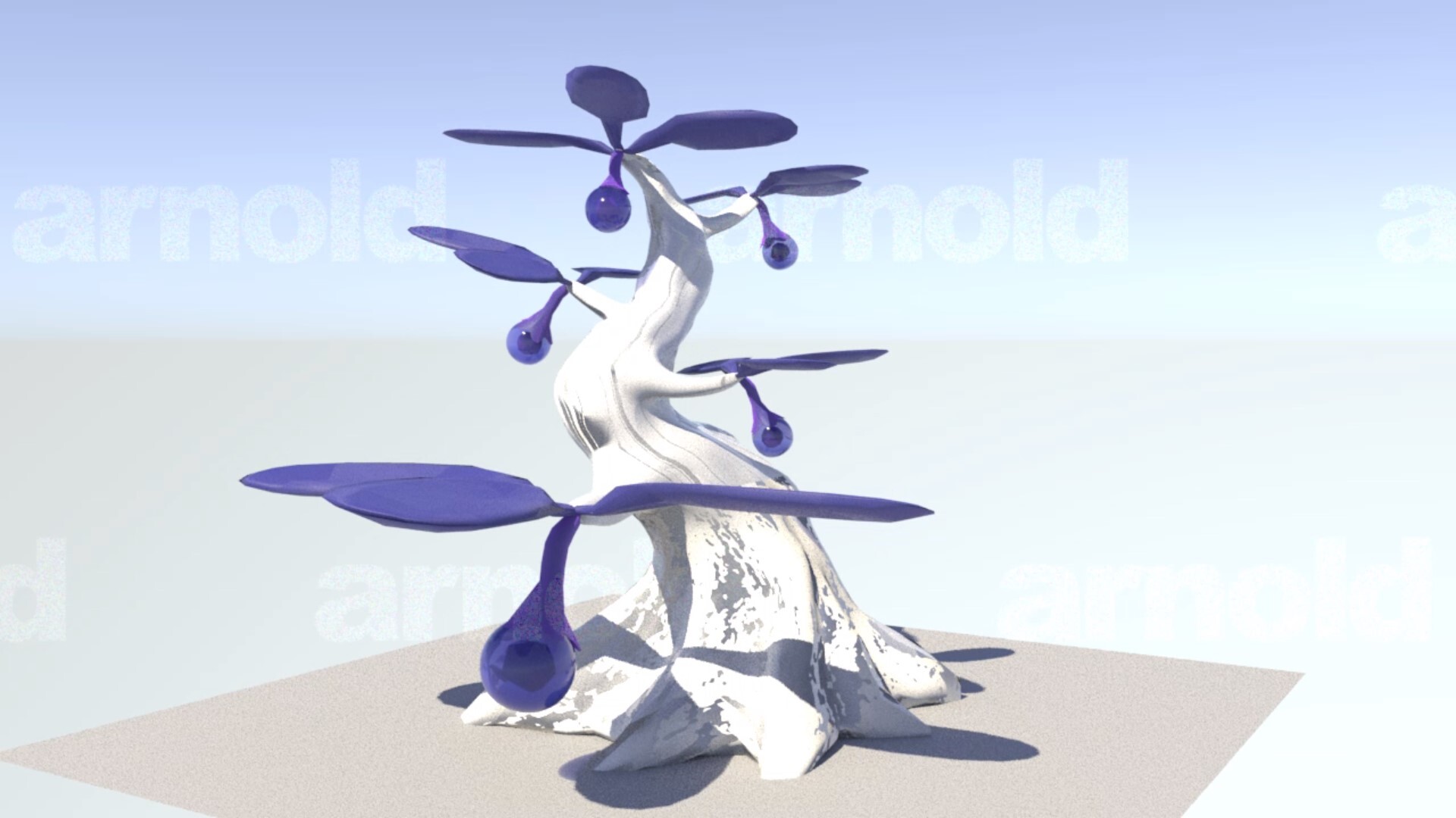 ArtStation - 3D modeling Tree