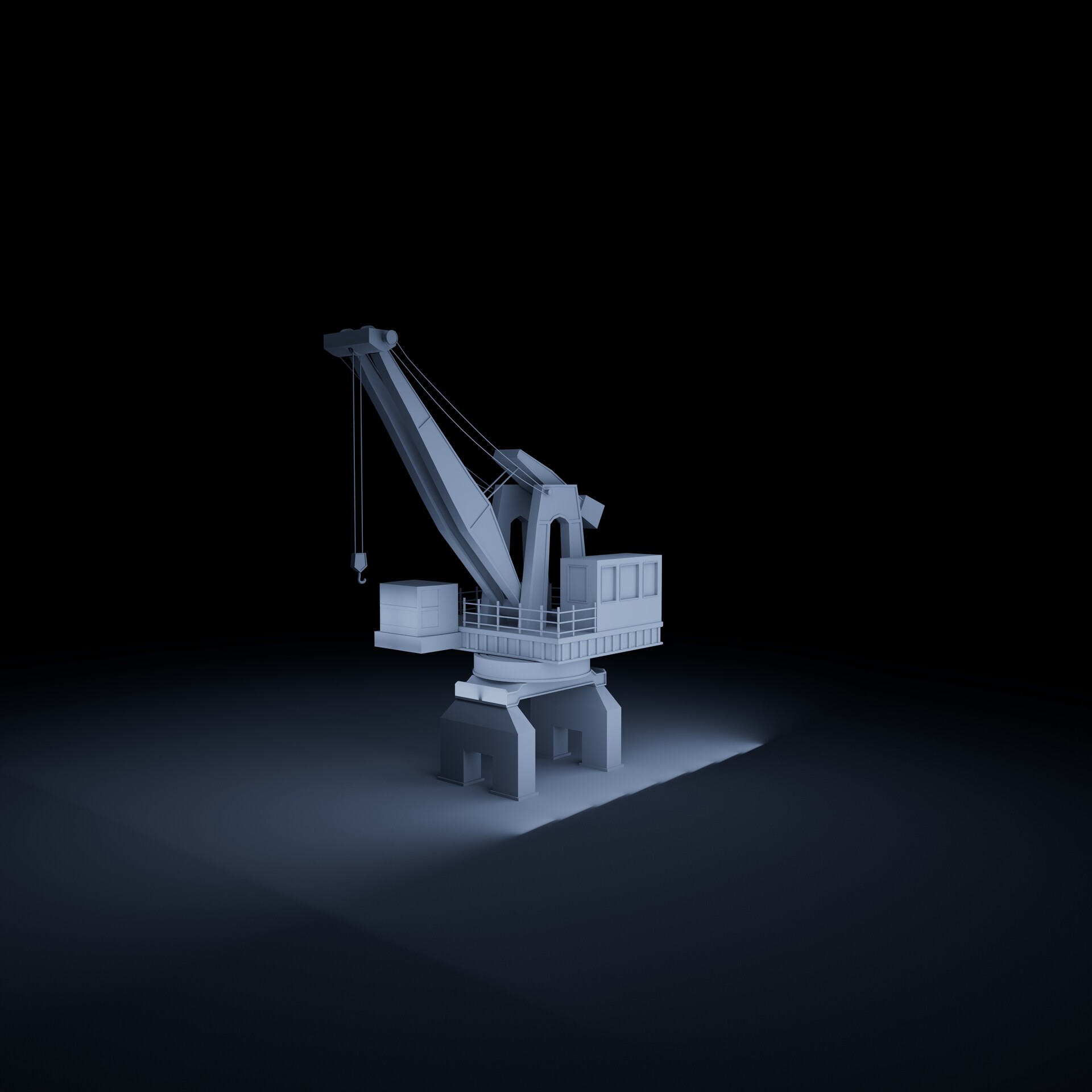 ArtStation - Crane 3D Model