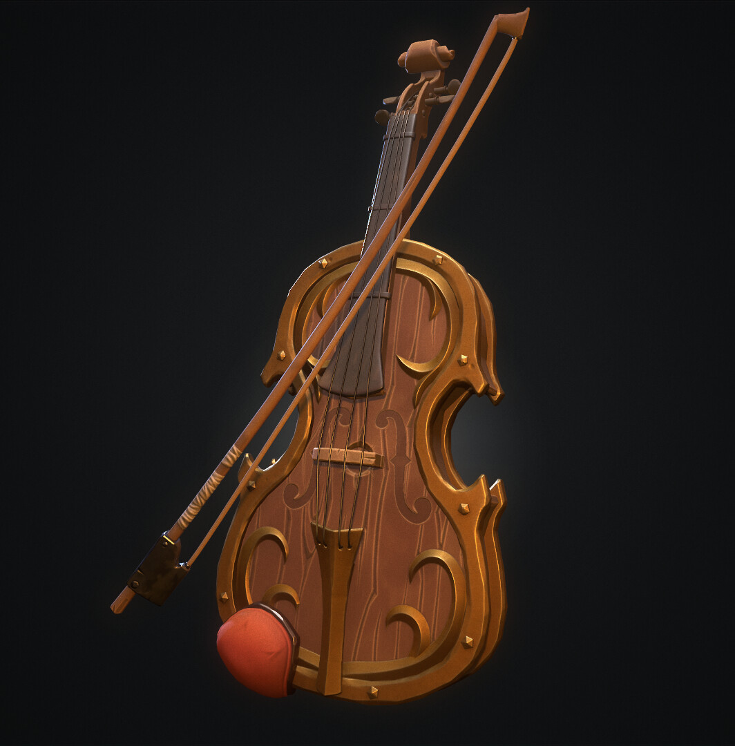 ArtStation - Stylized Violin