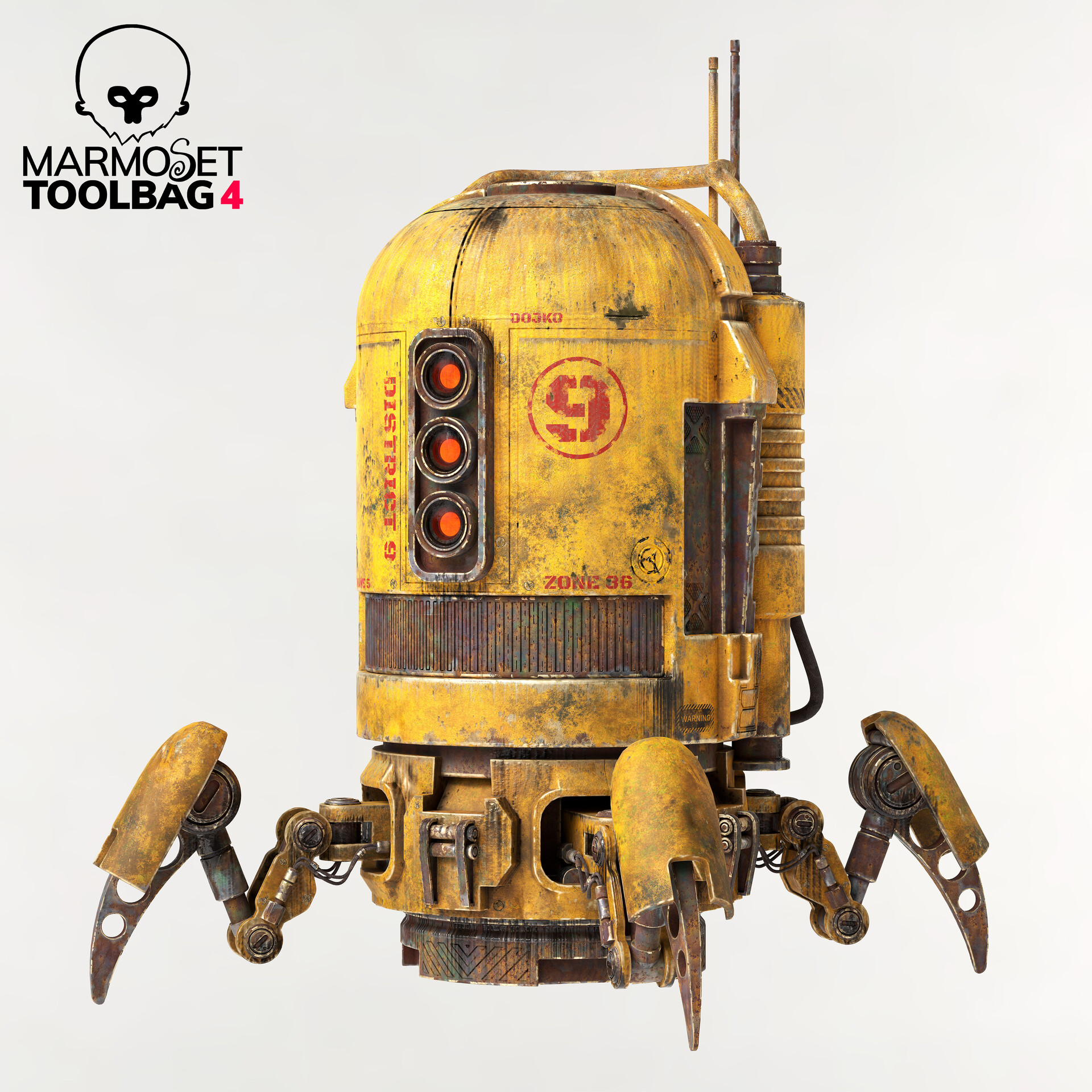 ArtStation - Substance SpiderBot (Texture Only)