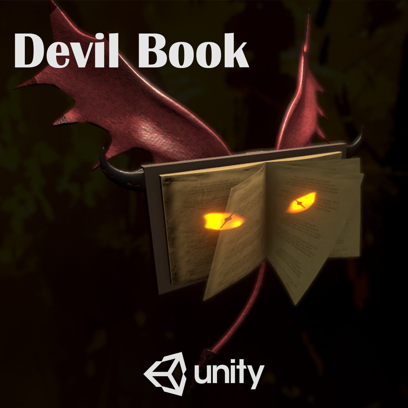 ArtStation - Devil book Game asset