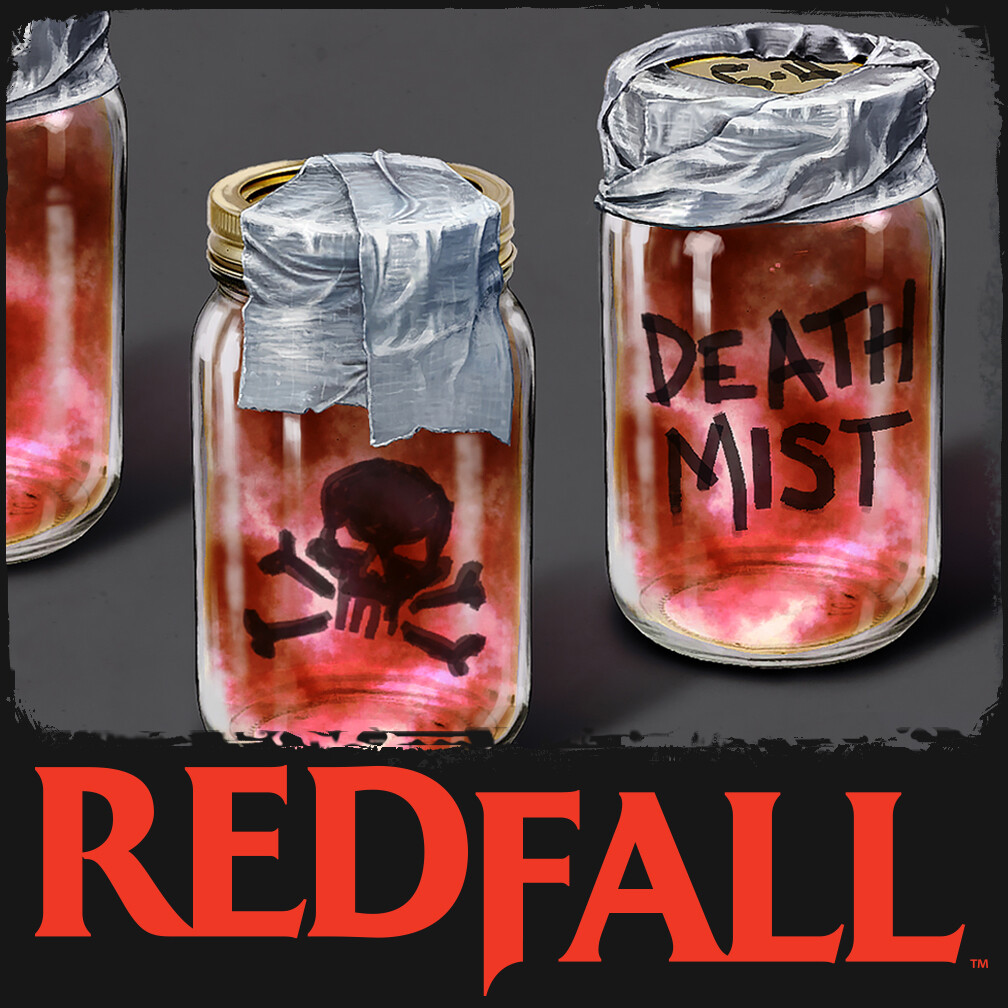 ArtStation - Redfall - Glass jar pick ups
