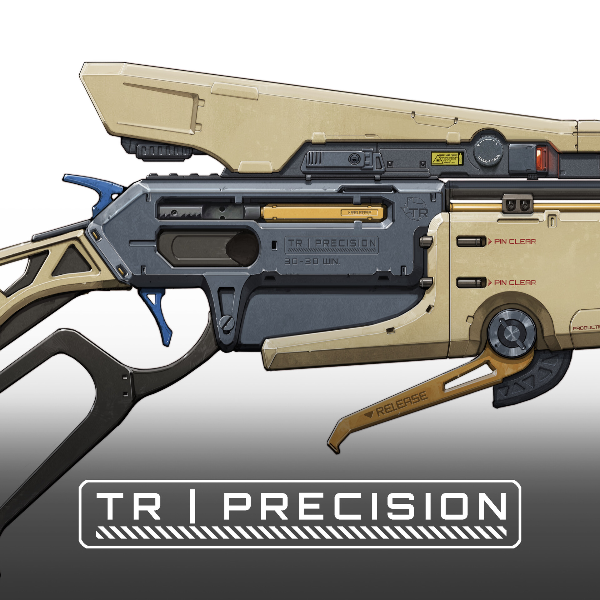 ArtStation - Lever Action Precision Rifle