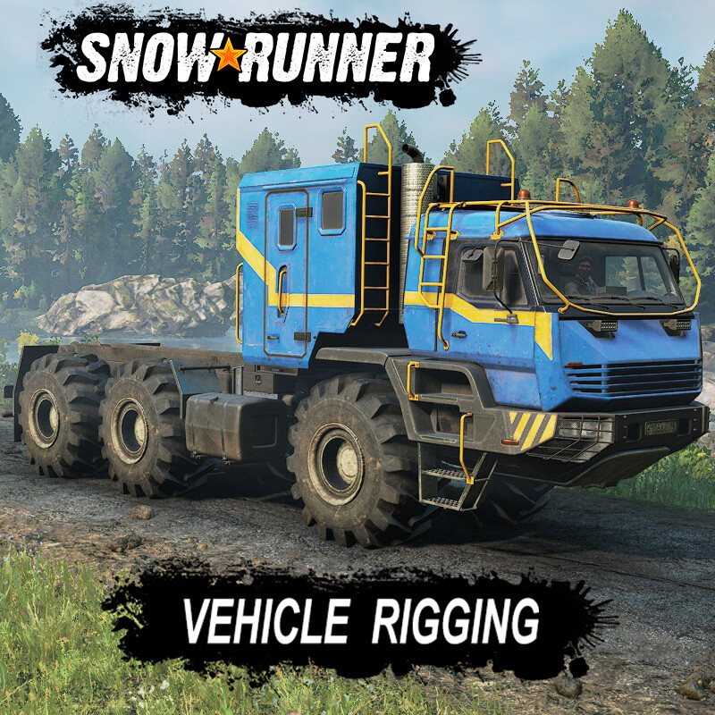 ArtStation - SnowRunner (vehicle rigging)