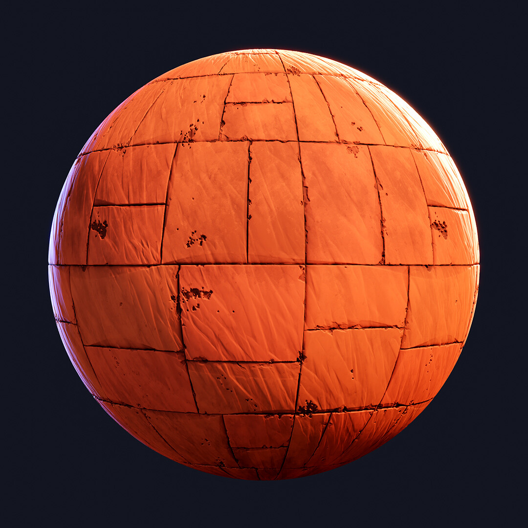 ArtStation - Red Stone Wall