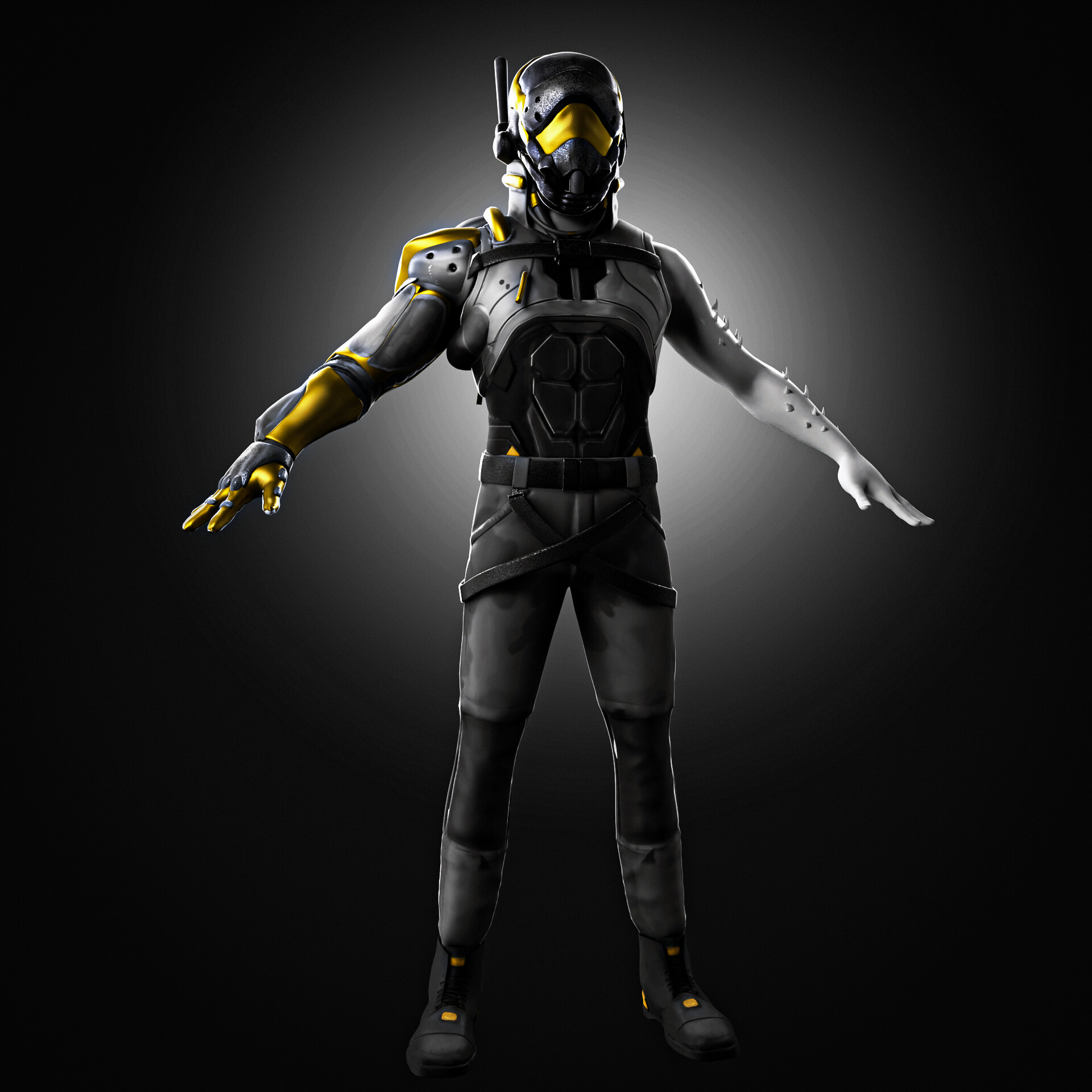 ArtStation - Frost- Cyborg Outfit