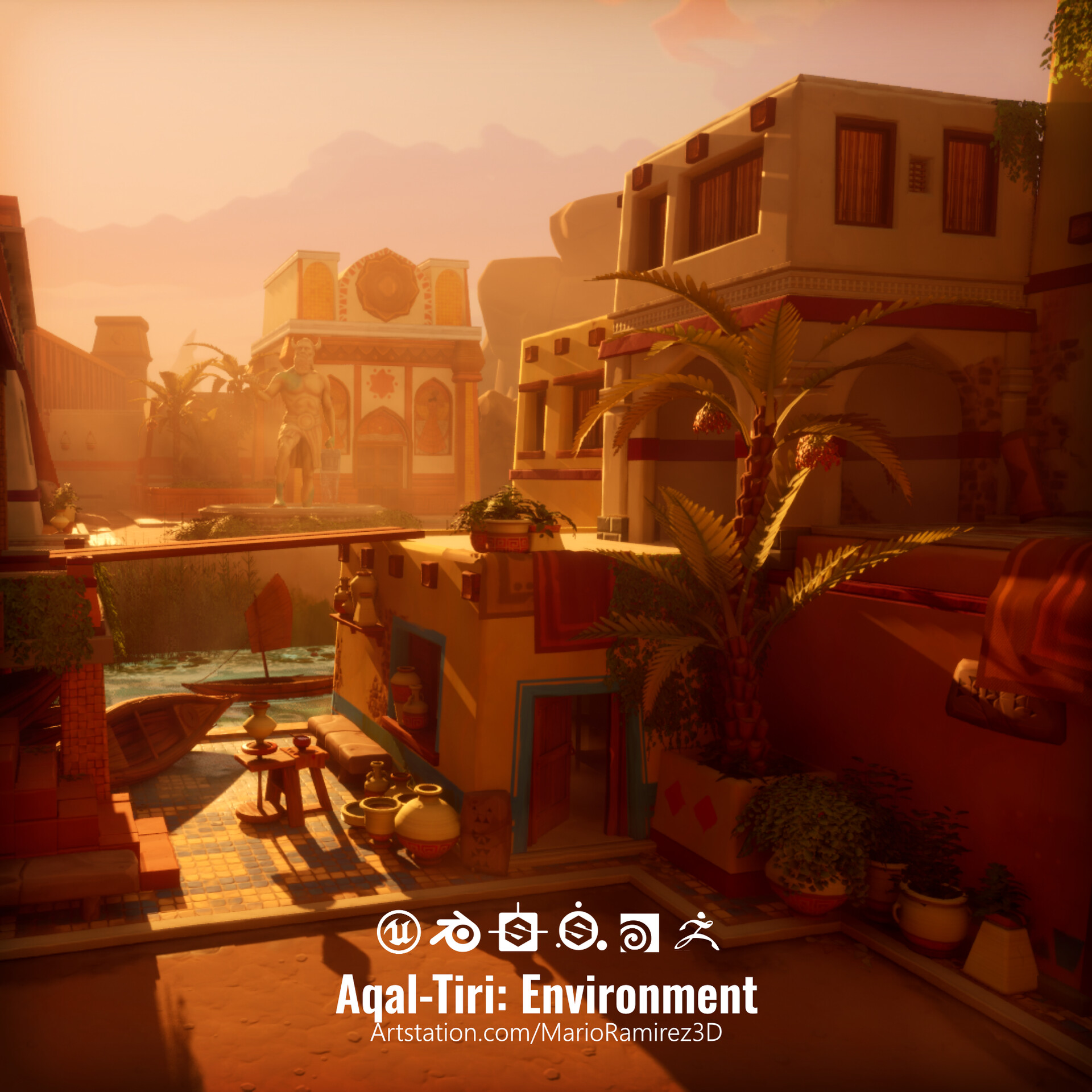 ArtStation - Aqal-Tiri: An ancient Akkadian environment